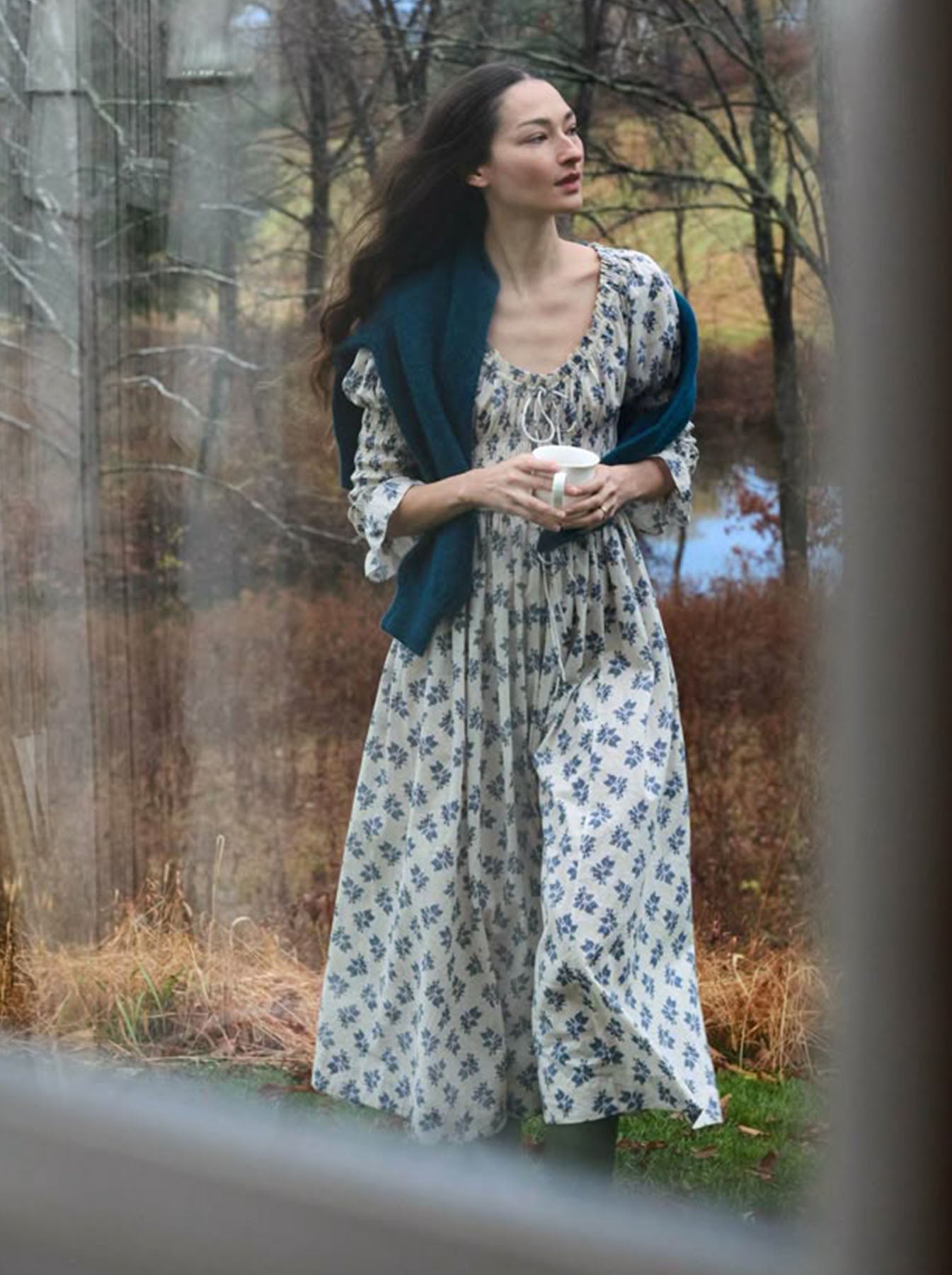 Kaira Dress - Creme Pomegranate Bloom – Shop-Label