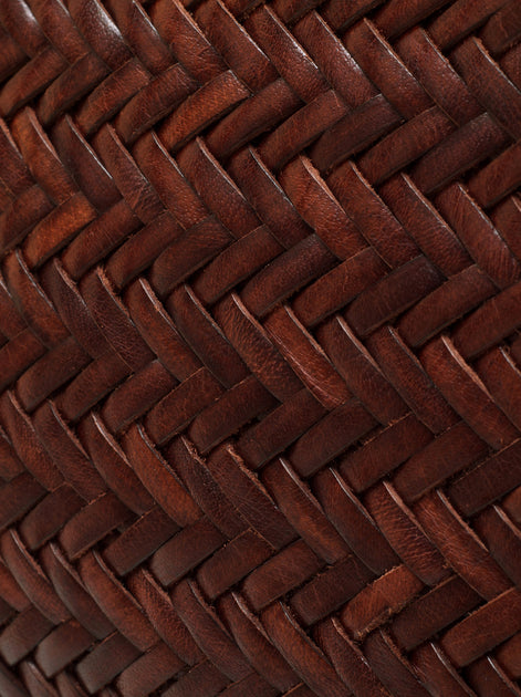 Dragon Diffusion - Bamboo Large Triple Jump Woven Leather Tote ...